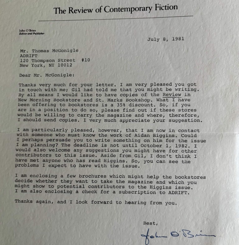 Earthly Time: A Rare Interview with Thomas McGonigle – The Collidescope